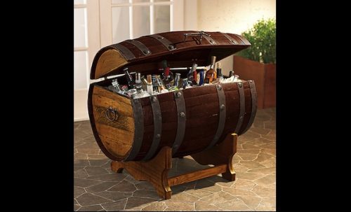 Reclaimed Tequila Barrel Ice Chest | PURSUIT
